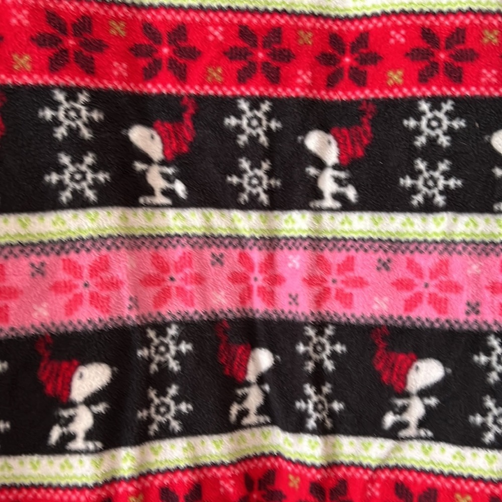 Peanuts Brand Snoopy Fleece Pajamas - Gem